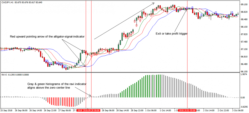 Alligator Forex Signal Trading Strategy